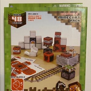 Minecraft | Toys | Minecraft Papercraft Overworld Minecart Pack | Poshmark